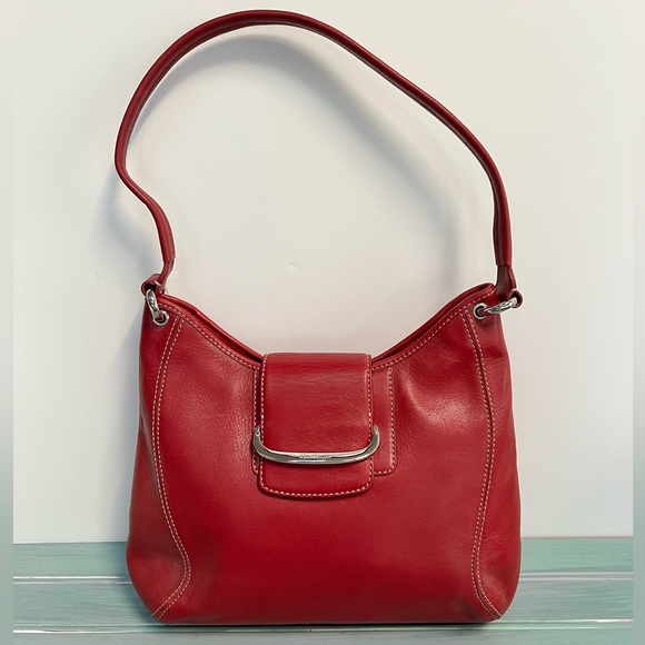Cole Haan | Bags | Cole Haan Red Leather Hobo Bag | Poshmark